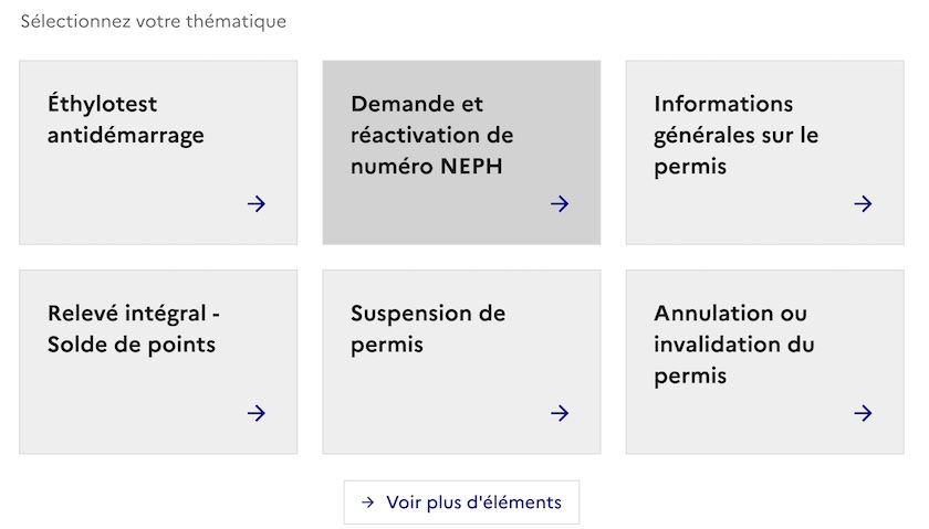 Numéro NEPH Invalide | Comment l’Utiliser